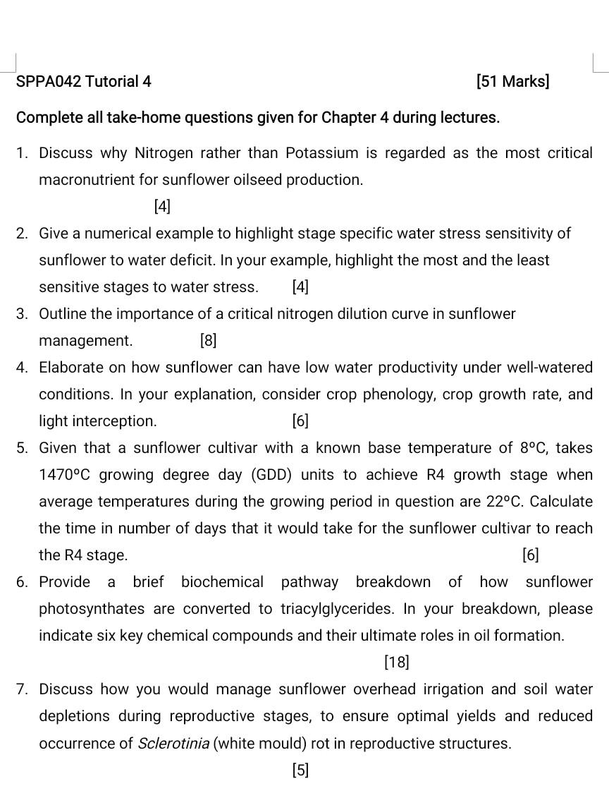Solved Complete all take-home questions given for Chapter 4 | Chegg.com
