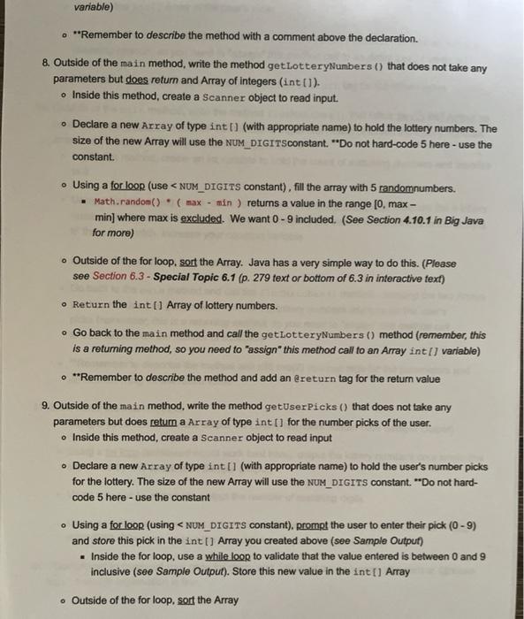 Solved Sample Output 3: Welcome to the Lottery Game You will | Chegg.com