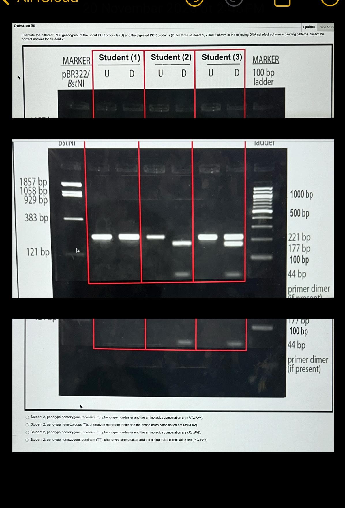 Solved Question 301 ﻿pointsEstimate the different PTC | Chegg.com