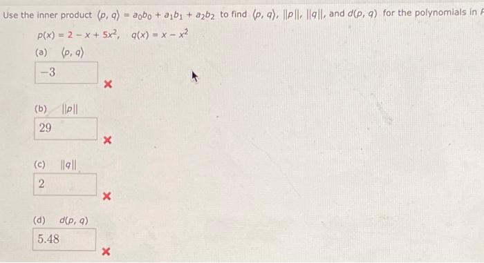 Solved Find A,B ,∥A∥,∥B∥, and α(A,B) for the matrices in | Chegg.com