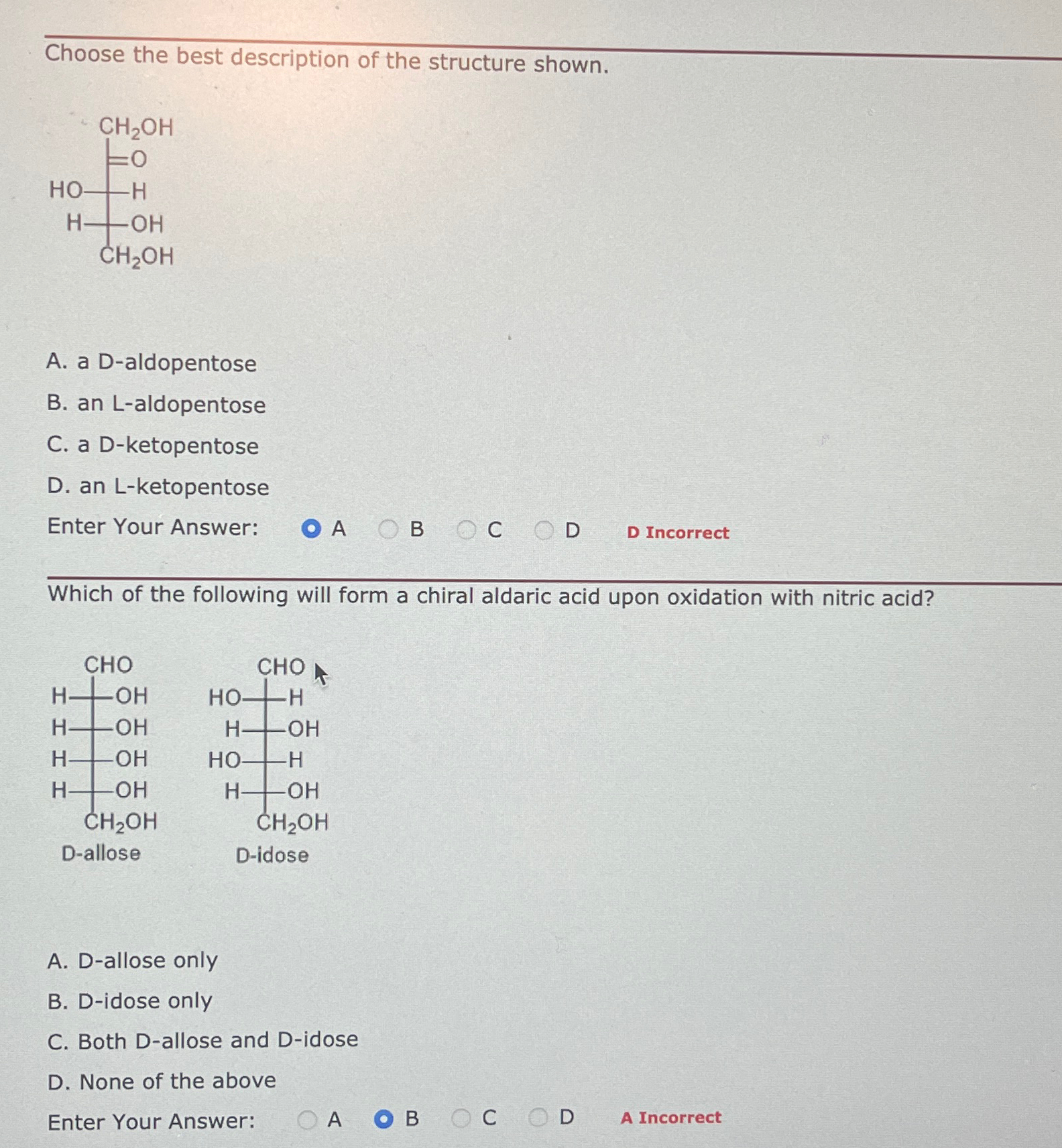 Solved Choose the best description of the structure shown.A. | Chegg.com