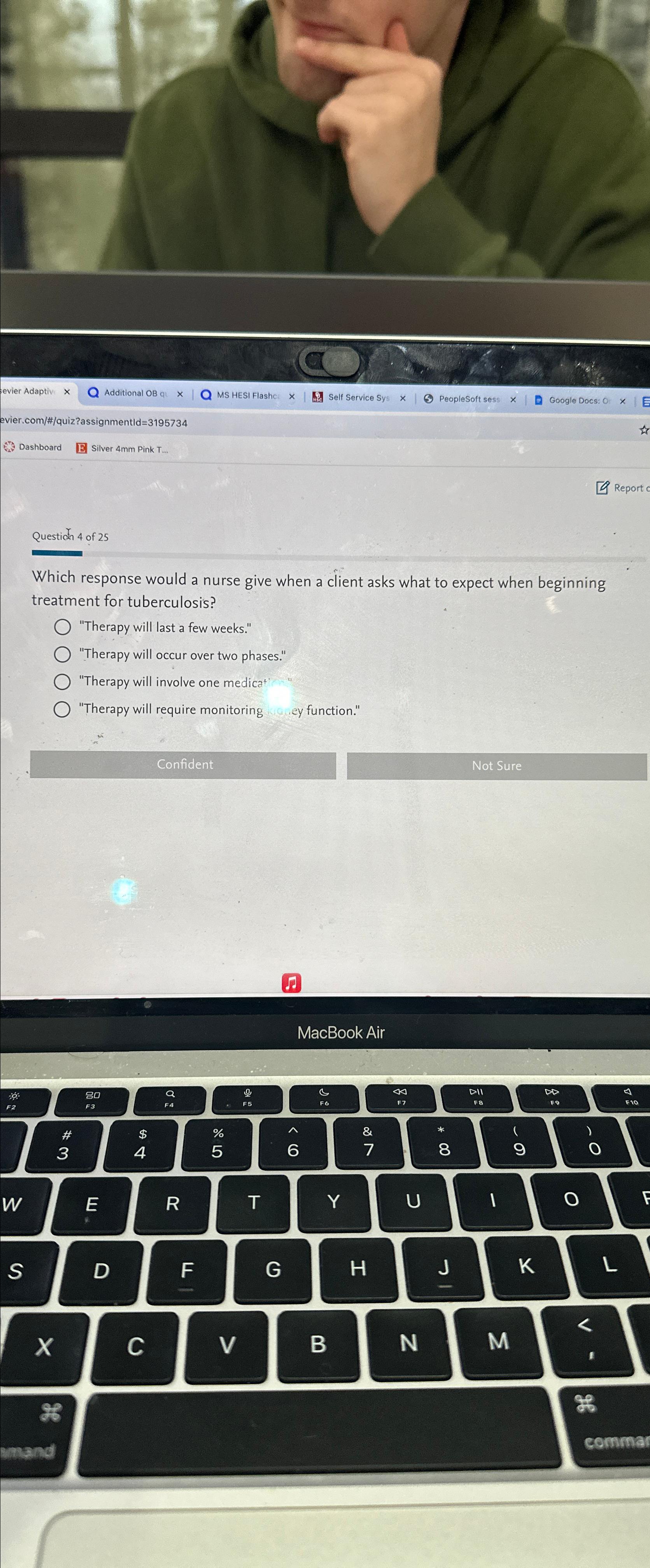 Solved Question 4 ﻿of 25Which response would a nurse give | Chegg.com