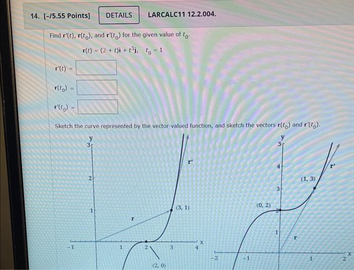Solved Find R′ T R T0 And R′ T0 For The Given Value Of