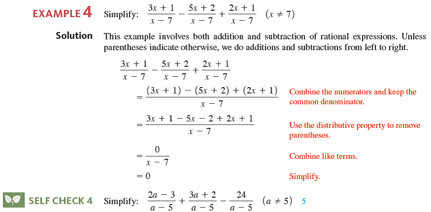 Solved: Perform the operations. Simplify answers, if possible. Ass ...