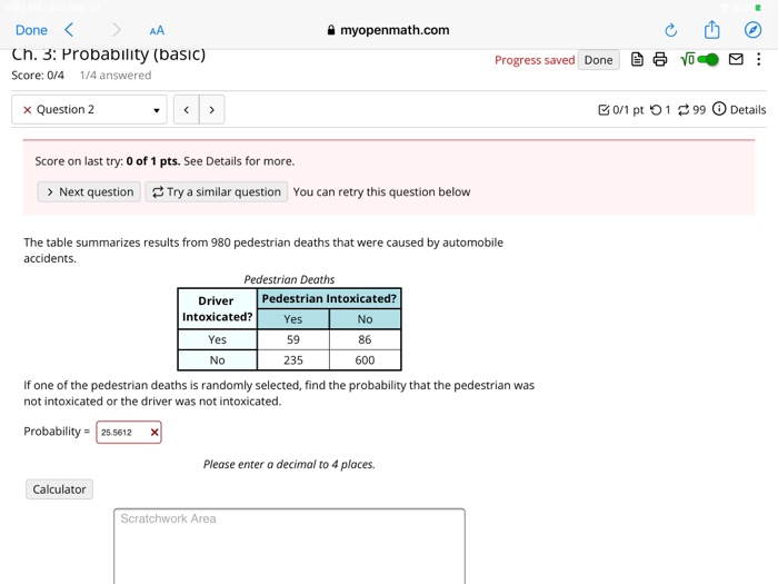 Solved myopenmath.com Done