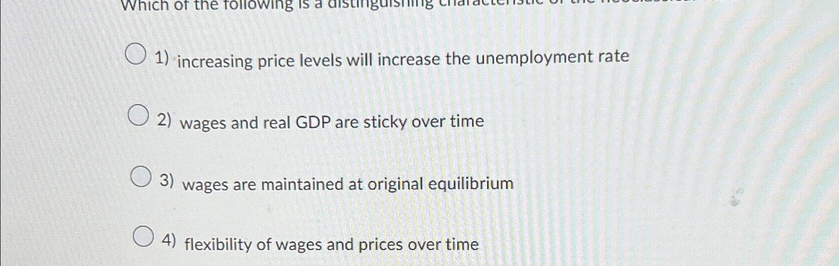 Solved increasing price levels will increase the | Chegg.com