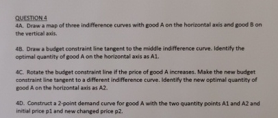 Solved QUESTION 44A. ﻿Draw a map of three indifference | Chegg.com