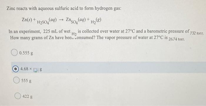 Solved Calcium hydride (CaH2 ) reacts with water to form | Chegg.com