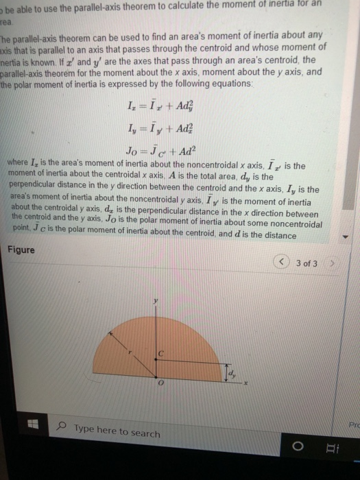 Solved be able to use the parallel-axis theorem to | Chegg.com