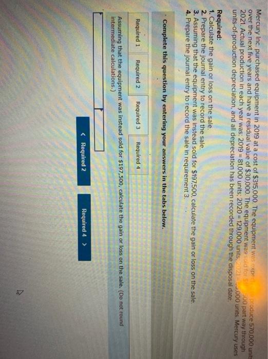 Solved Exercise 11-10 (Algo) Disposal of property, plant, | Chegg.com
