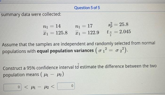 Solved To determine if a significant difference exists | Chegg.com
