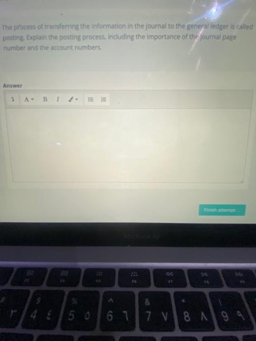 Solved The process of transferring the Information in the | Chegg.com