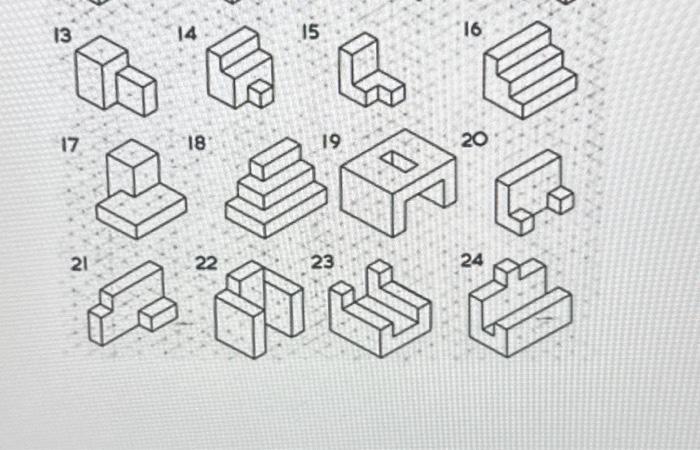 Solved 2−D views Sketching Assignment 1: Sketch the top, | Chegg.com