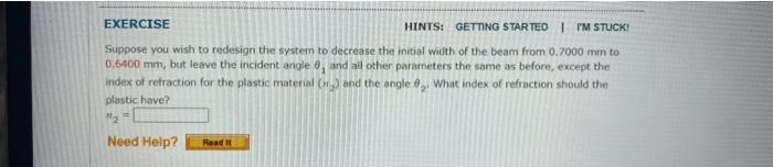 Solved EXERCISE HINTS: GETTING STARTED I I'M STUCK! Suppose | Chegg.com