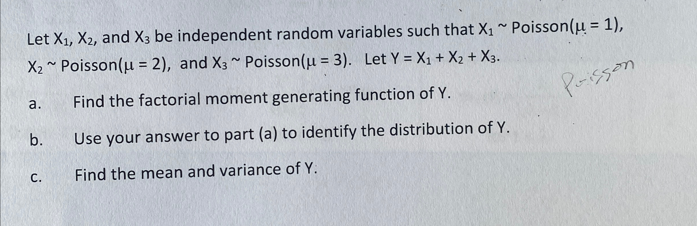Solved Let x1,x2, ﻿and x3 ﻿be independent random variables | Chegg.com