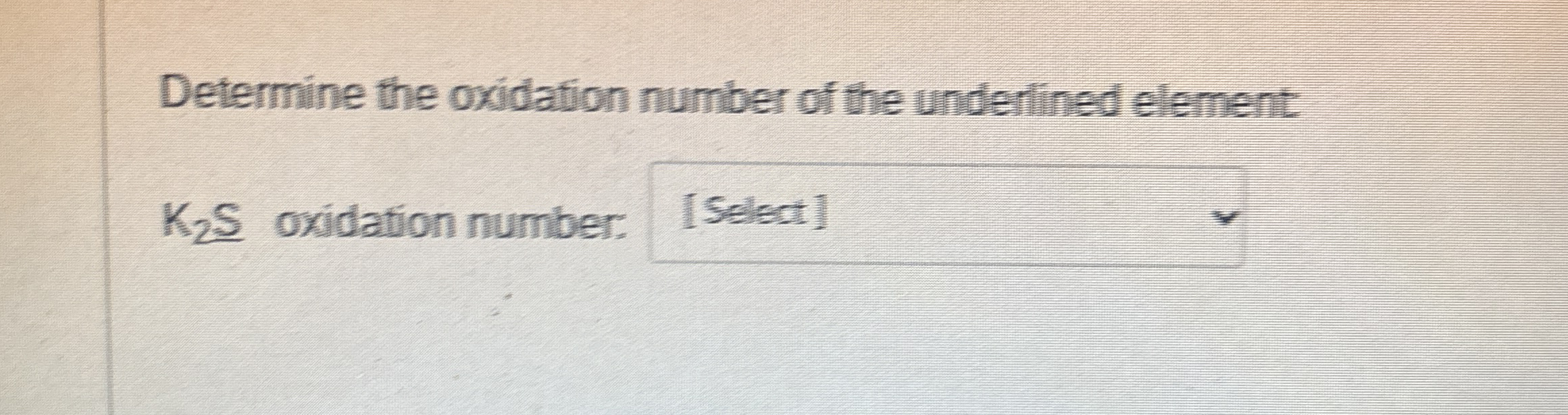 Solved Determine the oxidation number of the underlined | Chegg.com