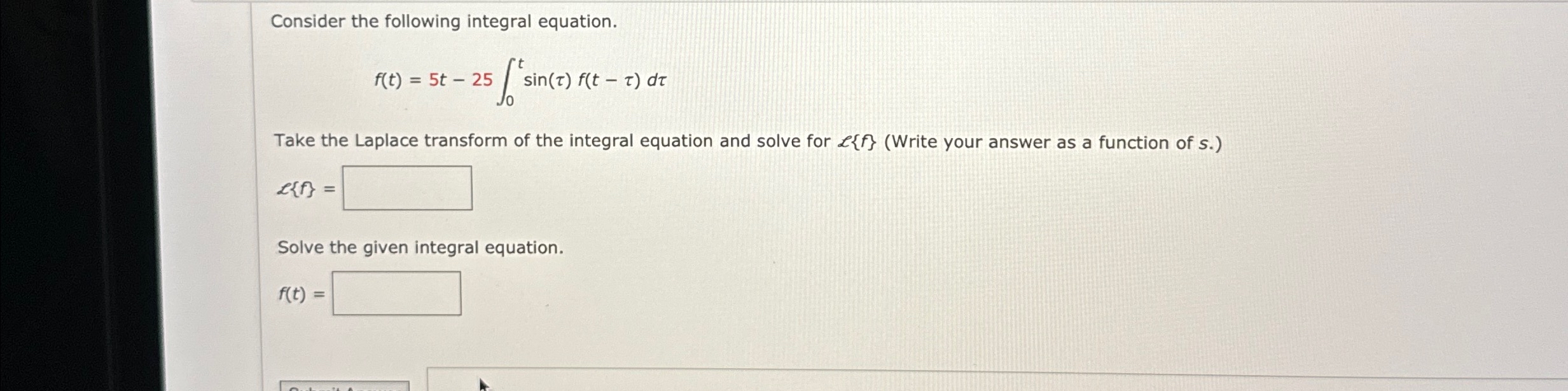Solved Consider the following integral | Chegg.com