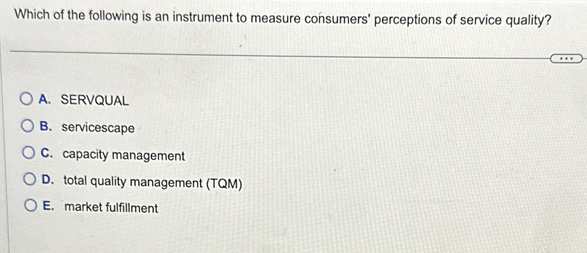 Solved Which of the following is an instrument to measure | Chegg.com