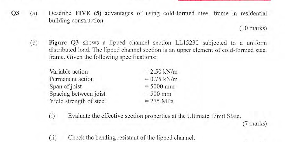 Solved Figure Q3(a) ﻿Describe FIVE (5) ﻿advantages of using | Chegg.com