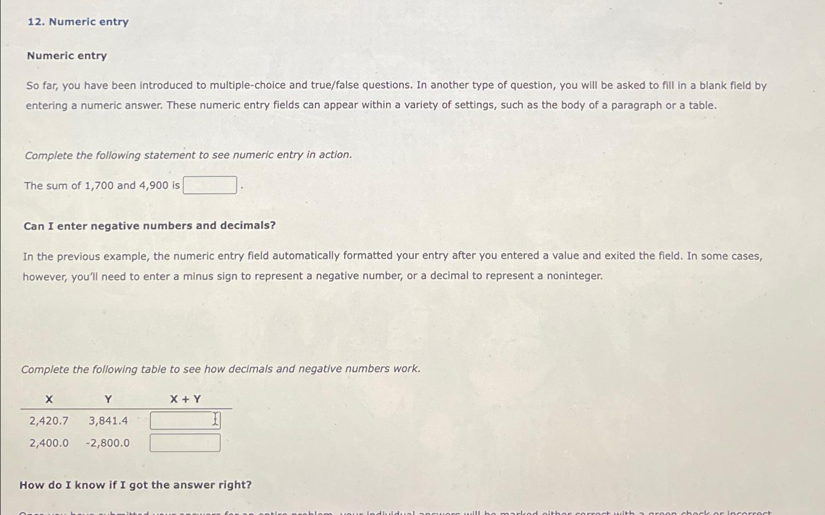 Solved Numeric entryNumeric entrySo far, you have been | Chegg.com