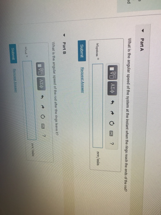 Solved A uniform rod of mass 3.05-10-2 kg and length 0.400 m | Chegg.com