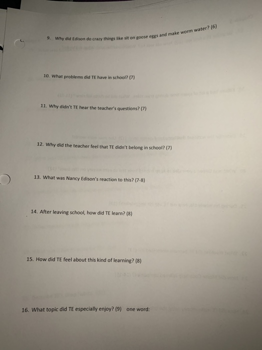 Solved Chapter 1 1. What does an inventor do? (verb: to | Chegg.com