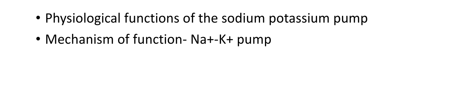 Solved Physiological functions of the sodium potassium | Chegg.com