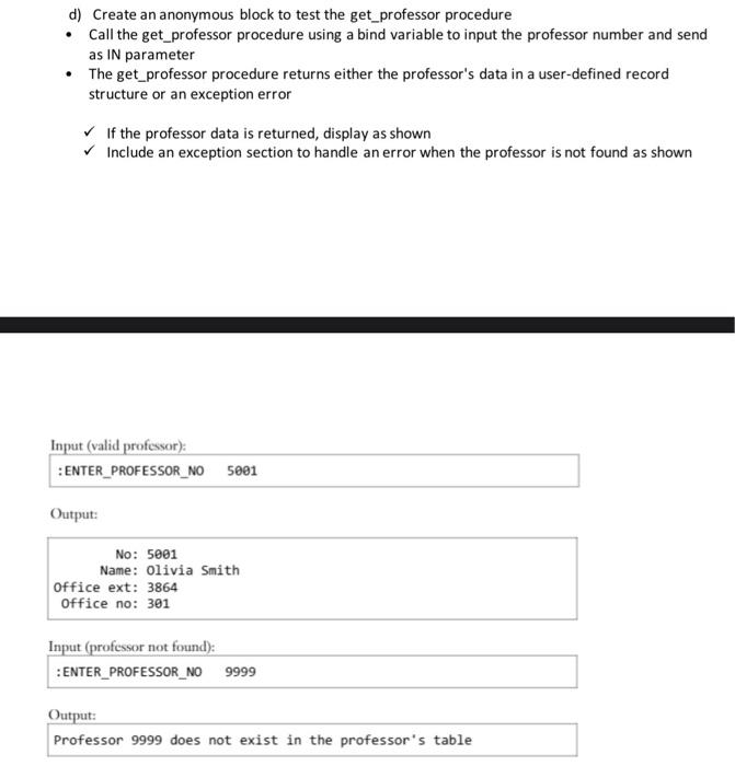 Solved Please use apex oracle and sql laguage to do this | Chegg.com