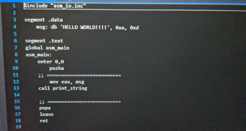 Write an assembly program that reads two numbers from | Chegg.com