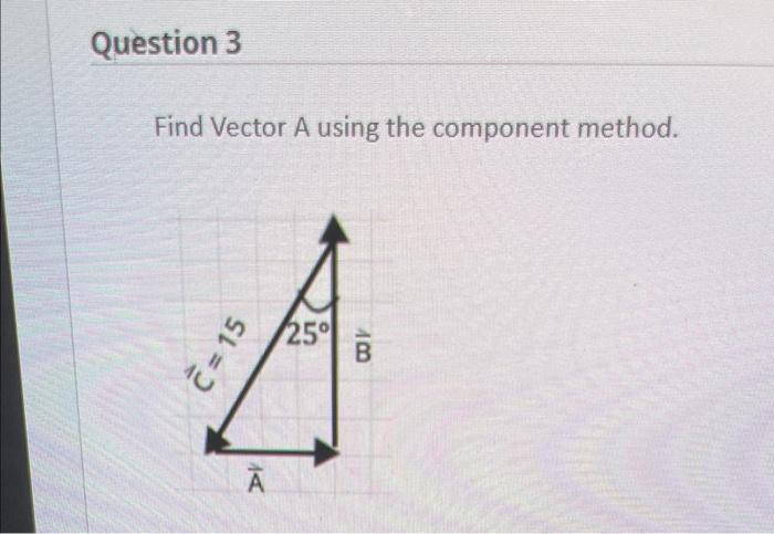 Solved Find Vector A using the component method.A ball of | Chegg.com