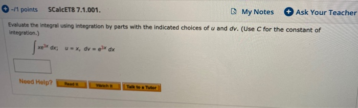 Solved 7-11 points ScalcET8 7.1.001. My Notes Ask Your | Chegg.com Solved 7-11 points ScalcET8 7.1.001. My Notes Ask Your | Chegg.com