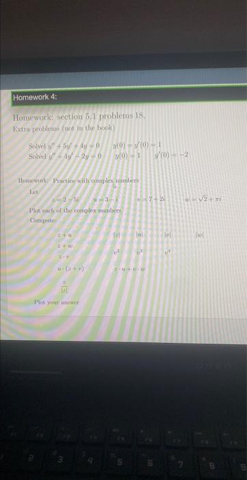 Solved Homework: section 5,1 problems 18 , Extria problems | Chegg.com