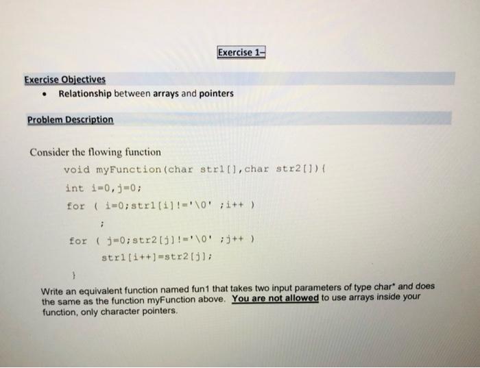 Solved Exercise 1- Exercise Objectives • Relationship | Chegg.com