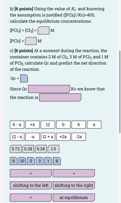 Solved The decomposition of PCl5 is studied at 400 K : PCl5( | Chegg.com