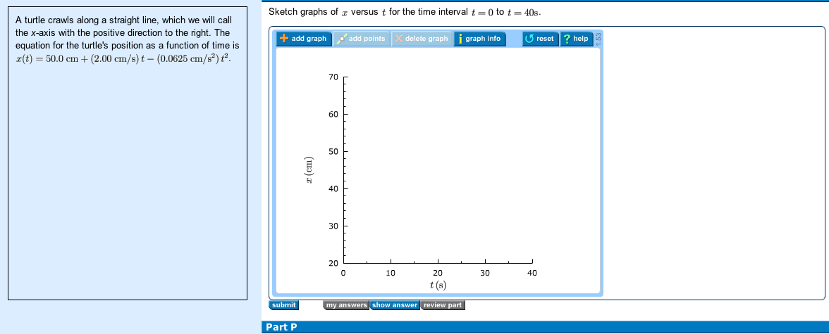 Solved A turtle crawls along a straight line, which we will | Chegg.com