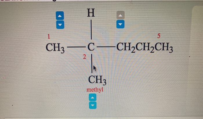 Solved Branching points in alkanes are identified by a | Chegg.com