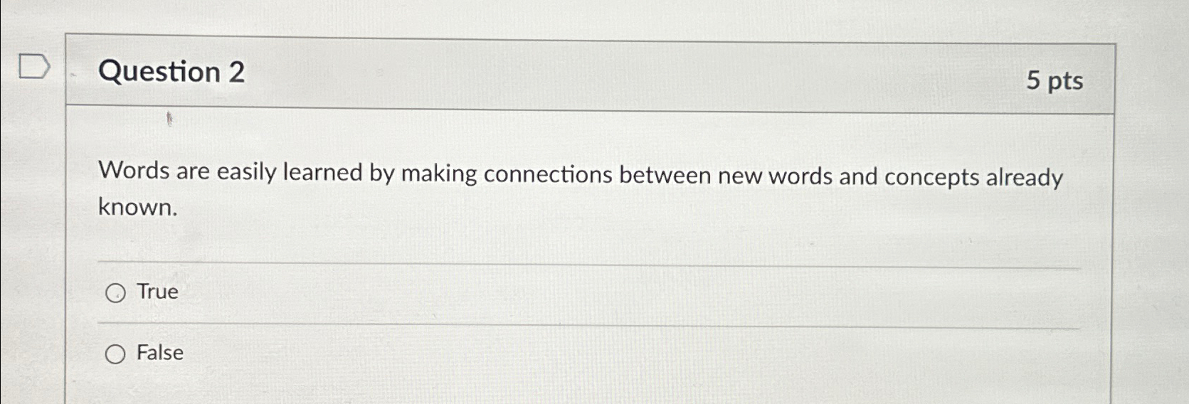 Solved Question 25 ﻿ptsWords are easily learned by making | Chegg.com