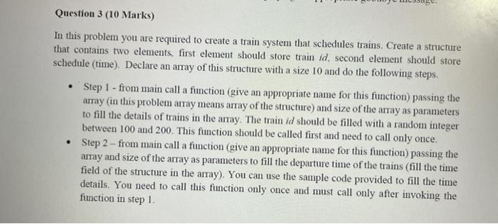 Solved please write the cosd in C Languageplease write the | Chegg.com