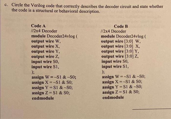 Solved 3. Answer the following questions about a decoder: a. | Chegg.com