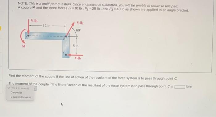 Solved NOTE: This is a multi-part question. Once an answer | Chegg.com