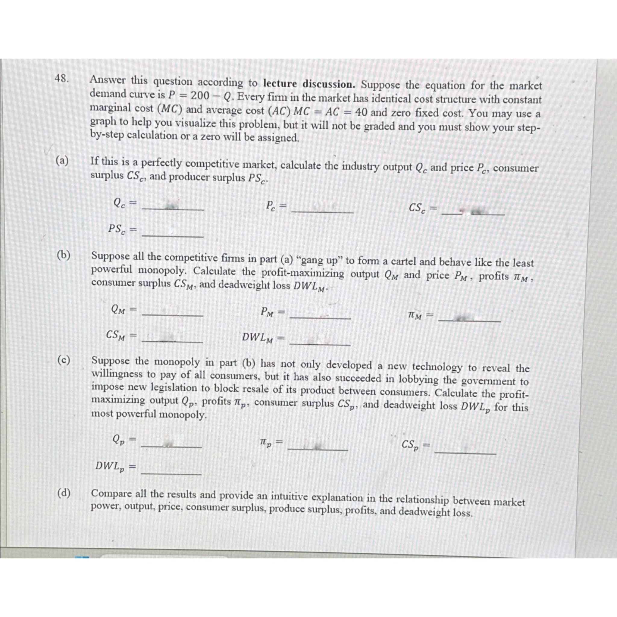 Solved Answer this question according to lecture discussion. | Chegg.com