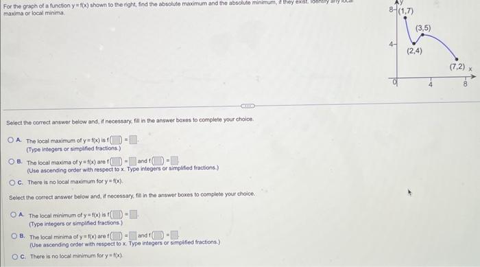 Solved Foc the groph of a function y=f(x) shown to the | Chegg.com