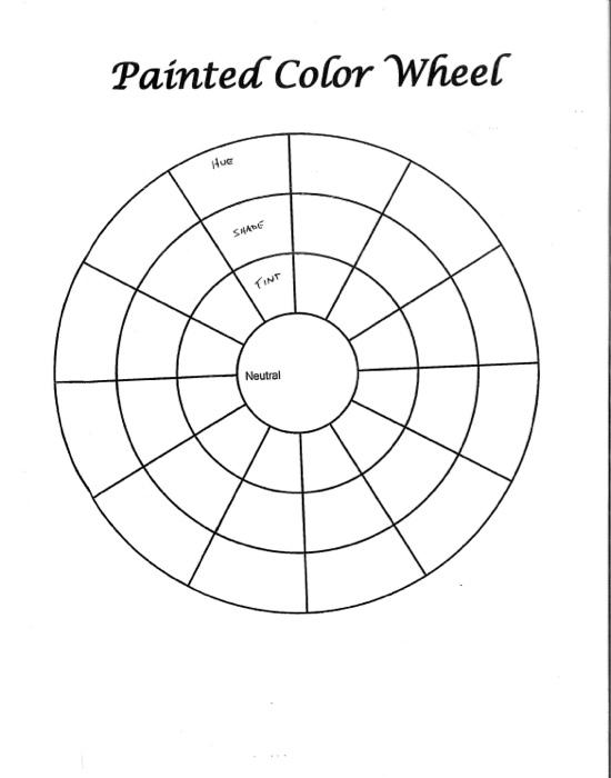 Painted Color Wheel | Chegg.com
