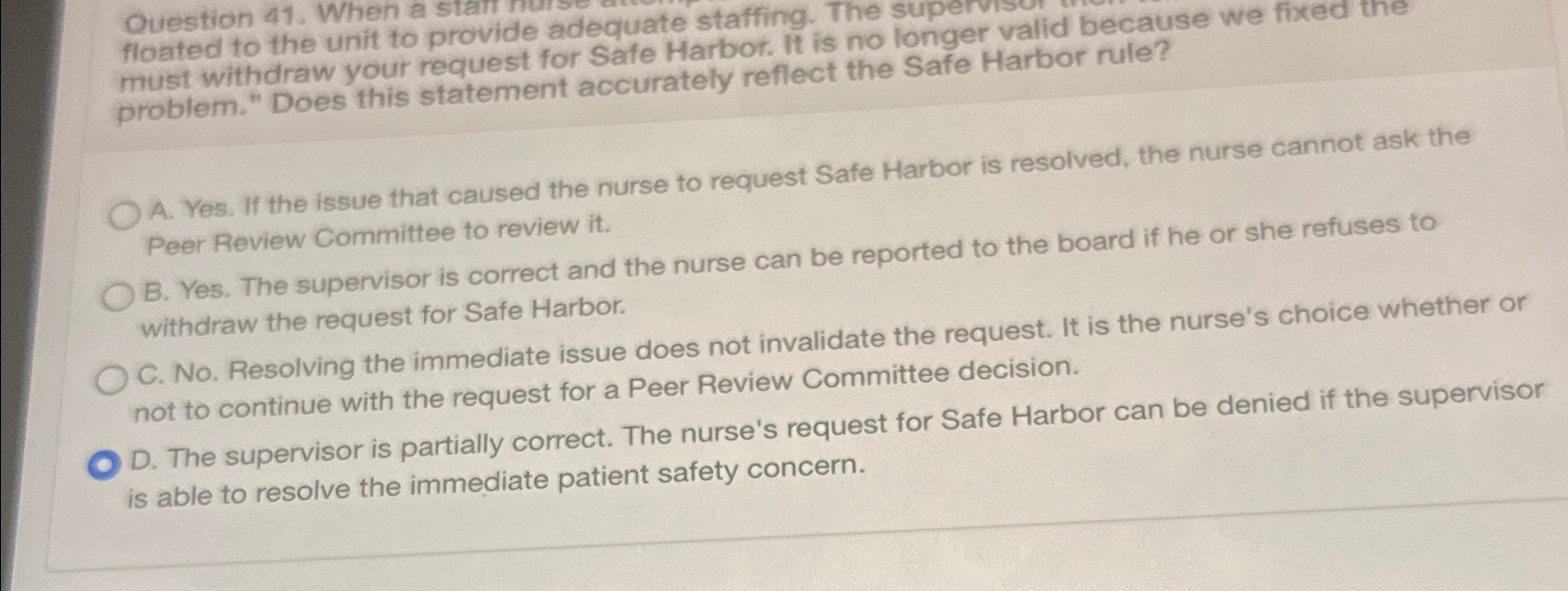 Solved Question 41. ﻿When a stam floated to the unit to | Chegg.com
