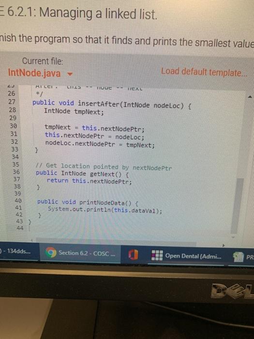 Solved Finish the program so that it finds and prints the | Chegg.com