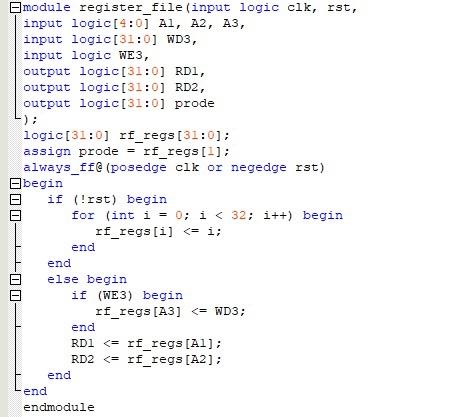 Solved Đmodule register_file(input logic clk, rst, input | Chegg.com