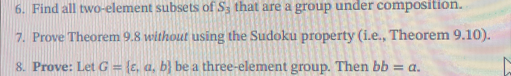 Solved Solve only number 6 ﻿and 8. ﻿Not 7 | Chegg.com