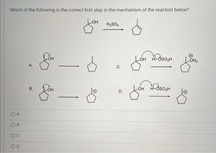 Solved Indicate the mechanism(s) which involved in the | Chegg.com