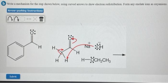 Solved Write a mechanism for the step shown below, using | Chegg.com