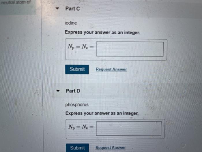 Solved How many protons and electrons are there in a neutral | Chegg.com